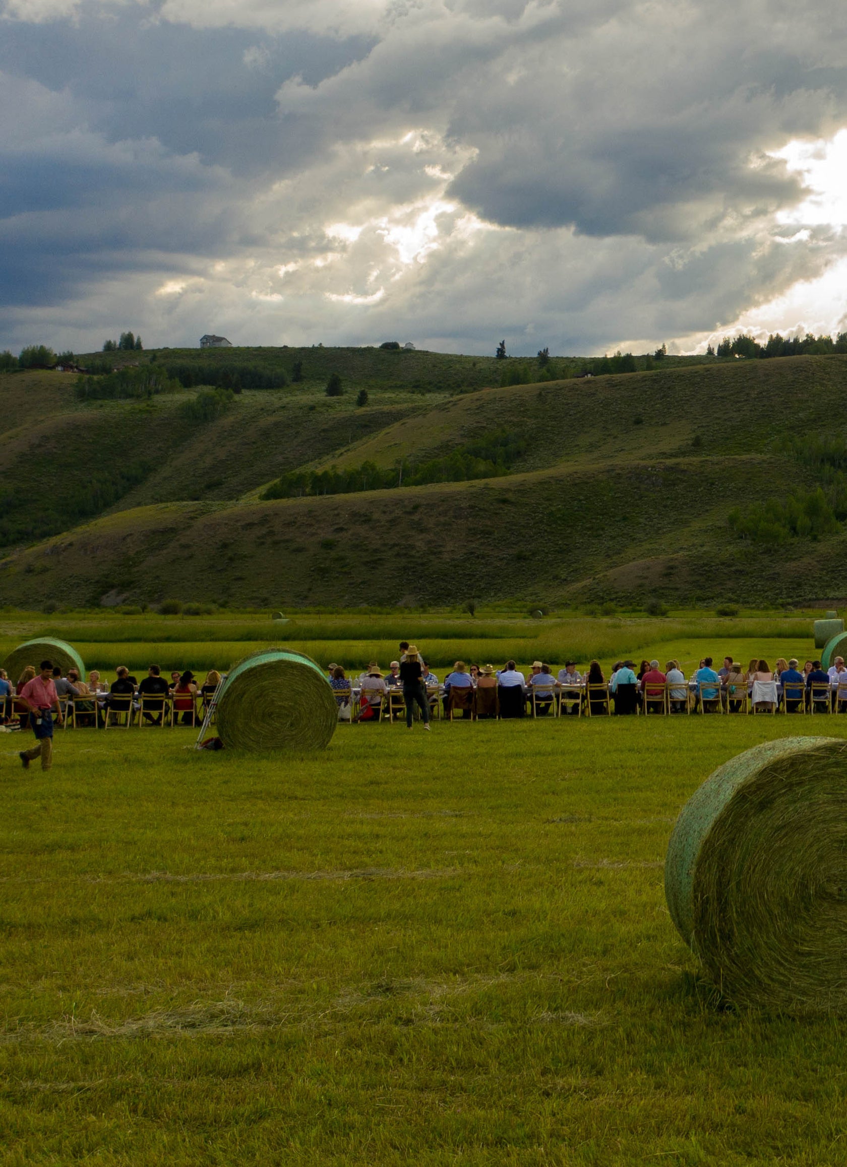 July 22, 2025 | Grand Teton Dinner at Mead Ranch – Outstanding in the Field